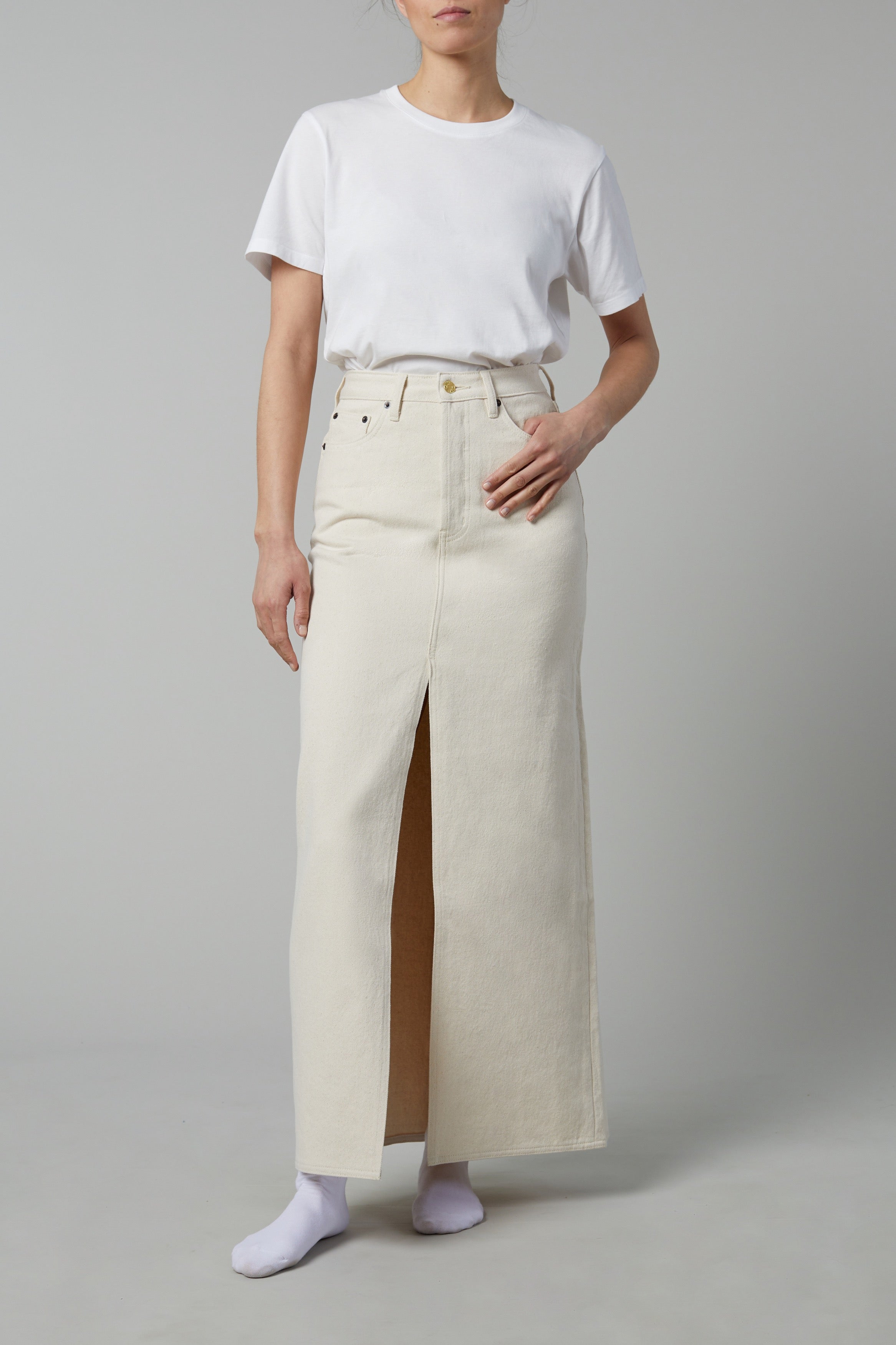 Lima Skirt in Bone – Still Here New York